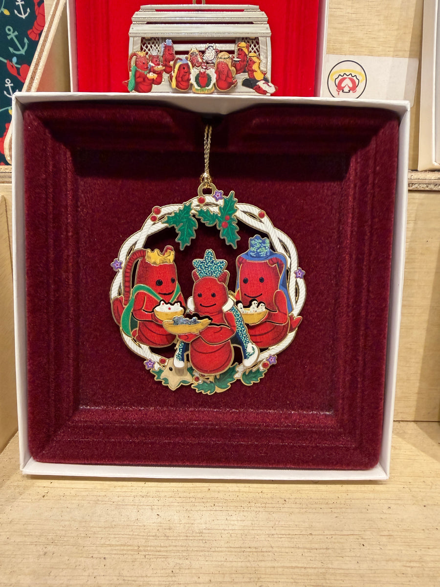 THE THREE WISE MEN ORNAMENT – Lobster Nativity Scene